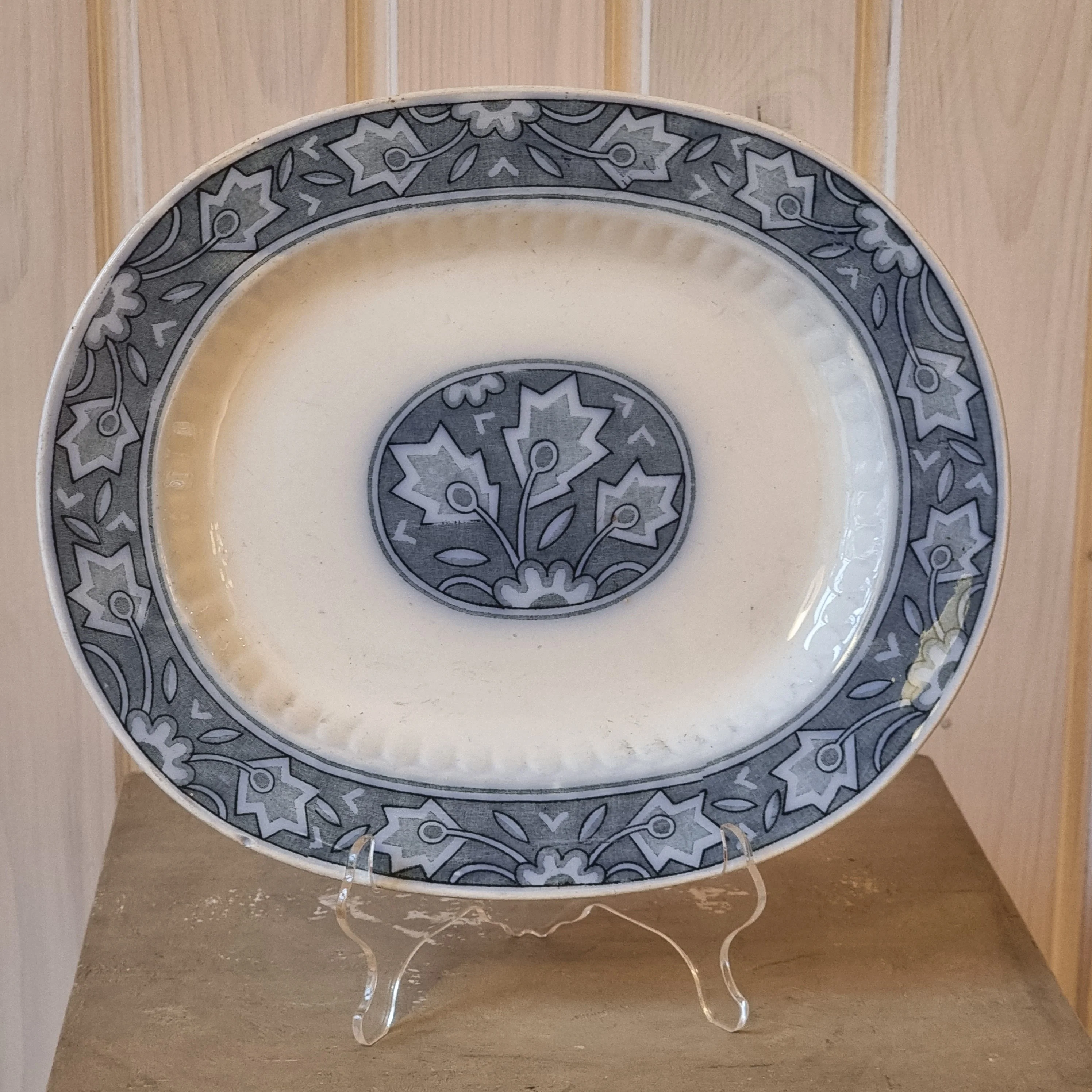 WiIhelm Kåge uppläggningsfat Safir Gustavsberg | Barnebys