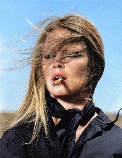 Brigitte Bardot. (colourised), 1971 (Screen Icons Exhibition) | Barnebys