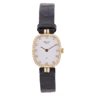 Chopard: "Ellipse" of 18k gold and diamonds, ref. 5147. Quartz movement ...