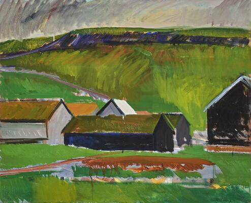 Samuel Joensen-Mikines: Mykines village, The Faroe Islands, 1957 ...