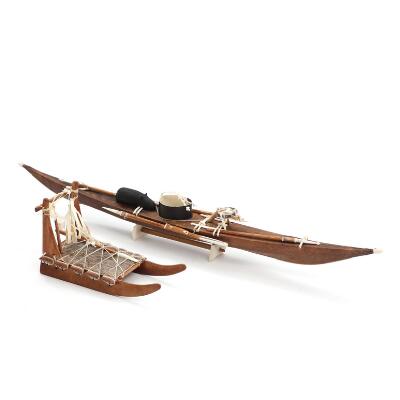 A Victorian half hull model of the three masted sailing ship ‘Elizabeth ...