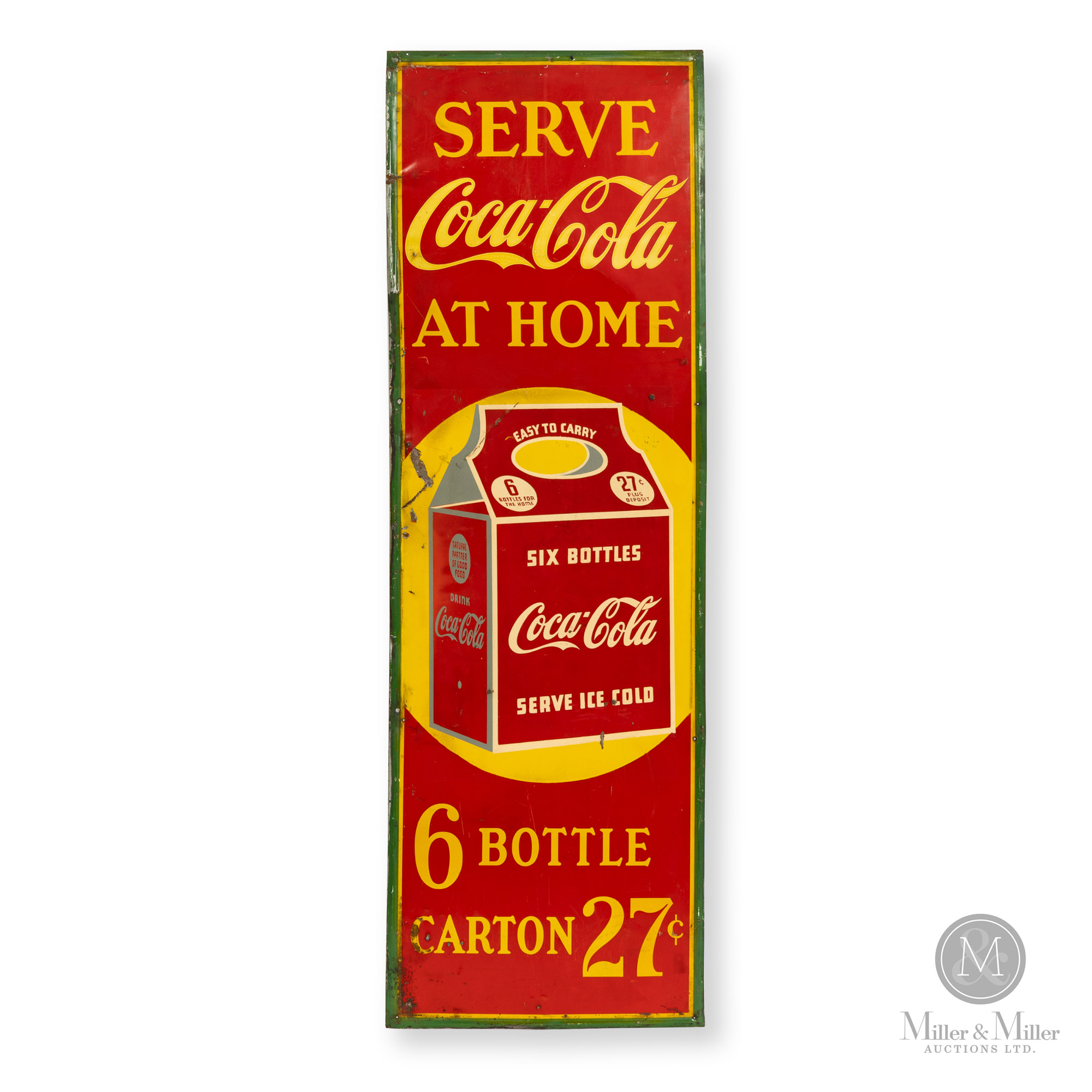Coca-Cola 6 Pack Vertical Sign | Barnebys