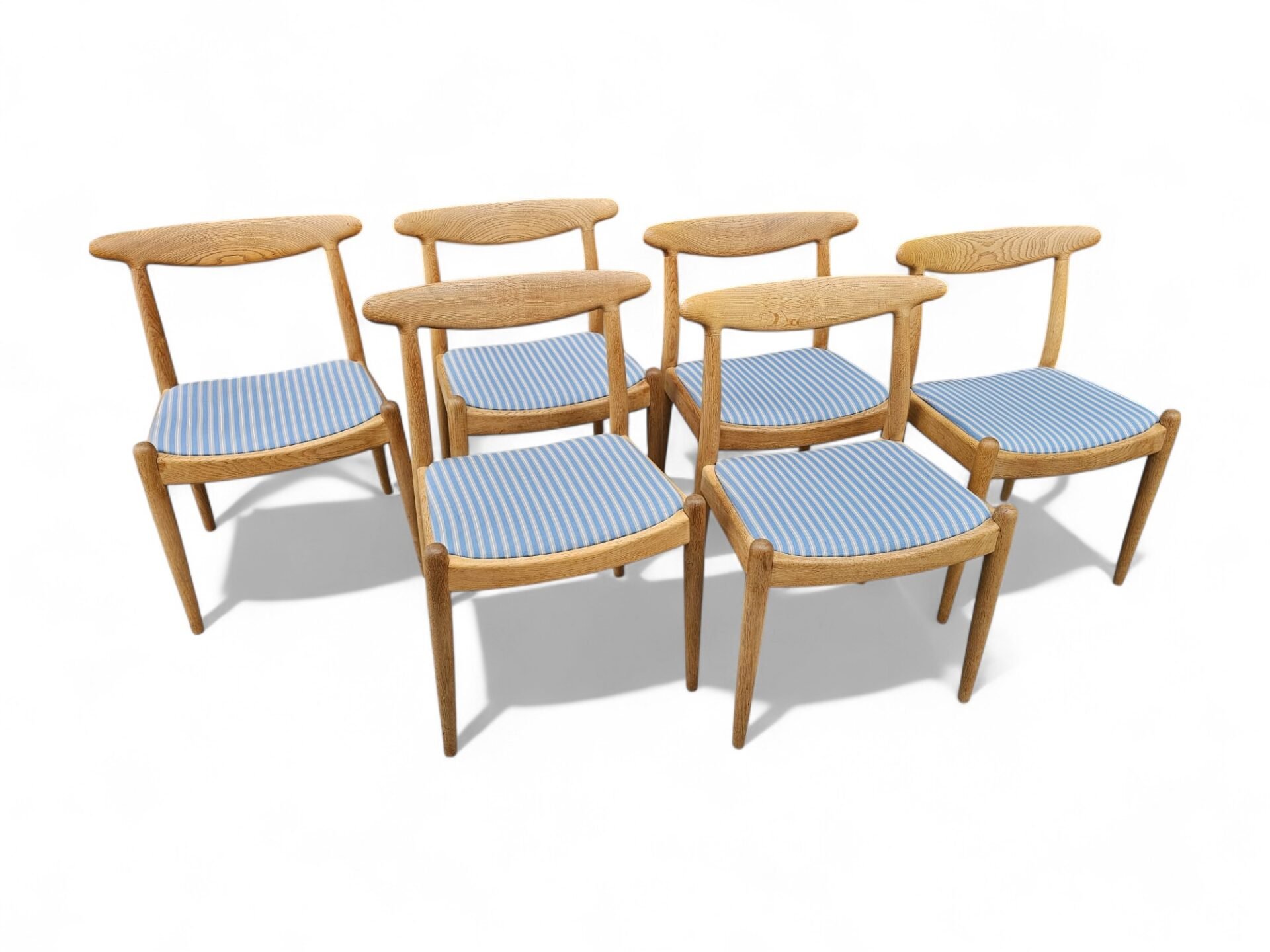 På lager! Hans J Wegner stol W1 i massiv ek. 50 cm bred | Barnebys