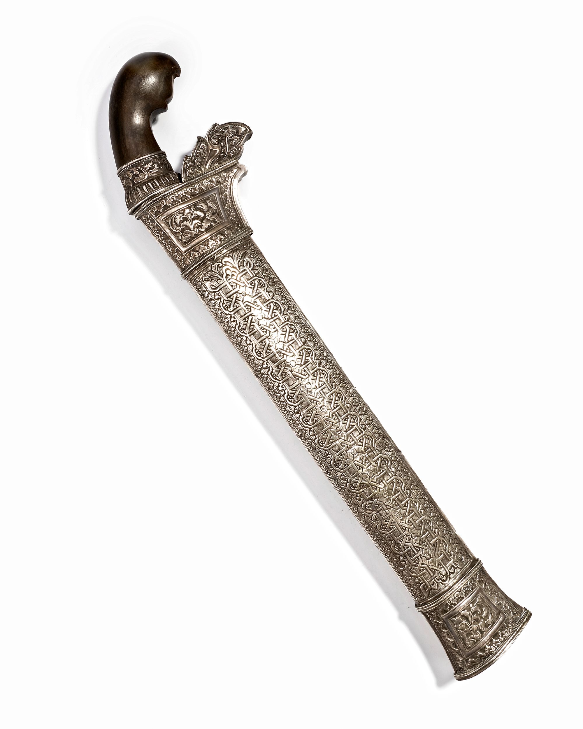 A 19TH CENTURY CONTINENTAL FLINTLOCK PISTOL. With a 22.5 cm ... | Barnebys