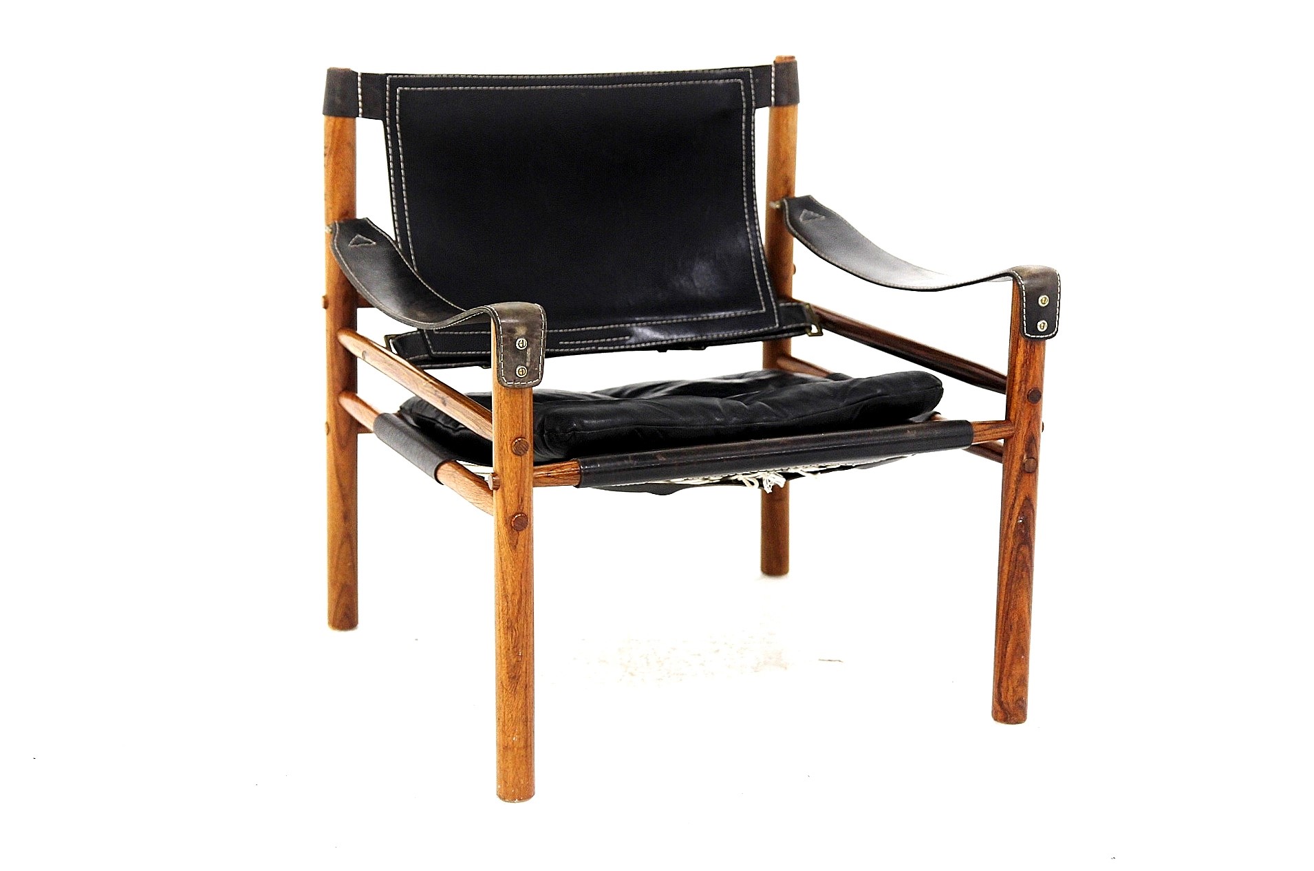 Lounge chair Sirocco Arne Norell 1960s Swe. Rosewood Leather * | Barnebys