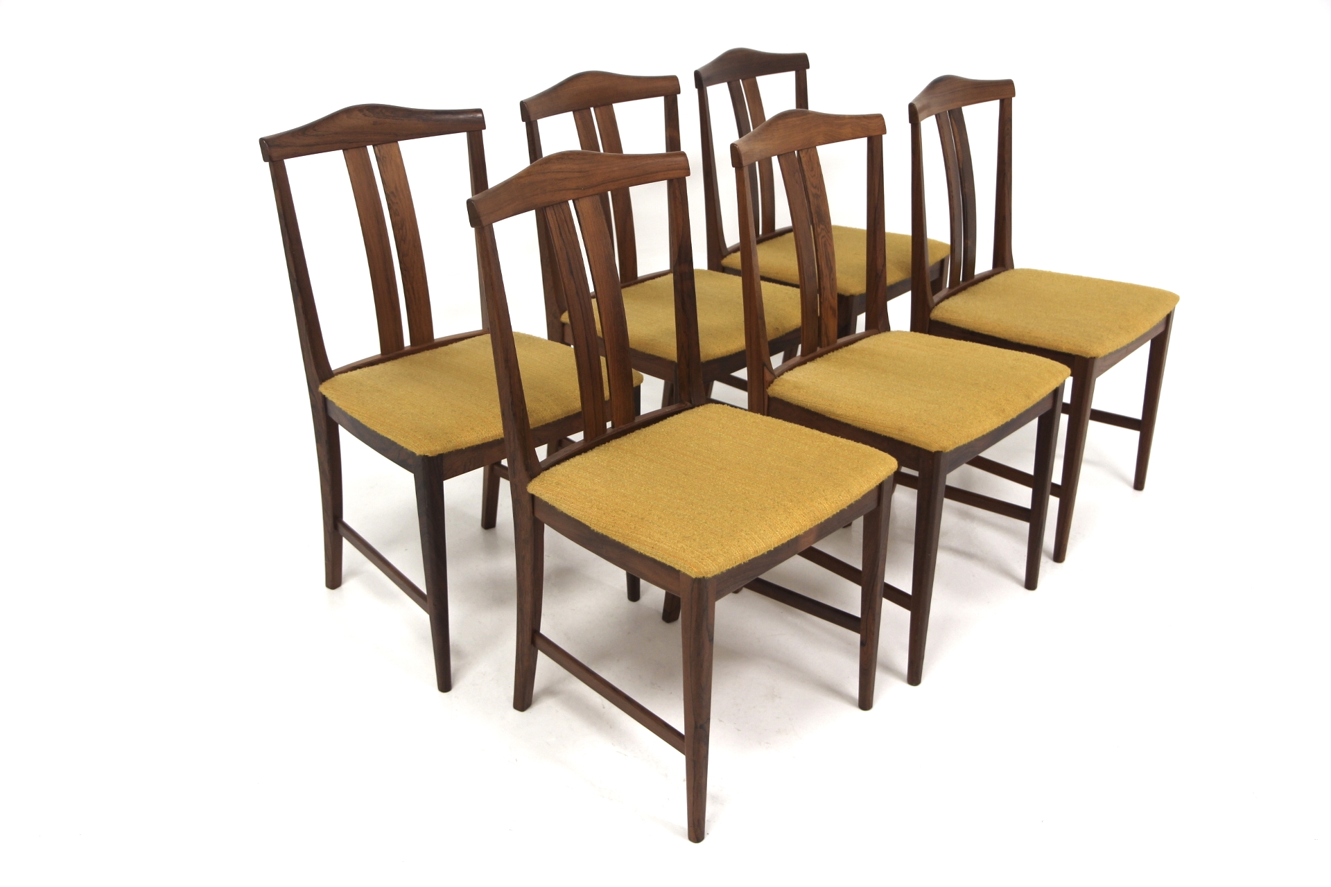 6 Chairs 1960s Swe. Rosewood | Barnebys