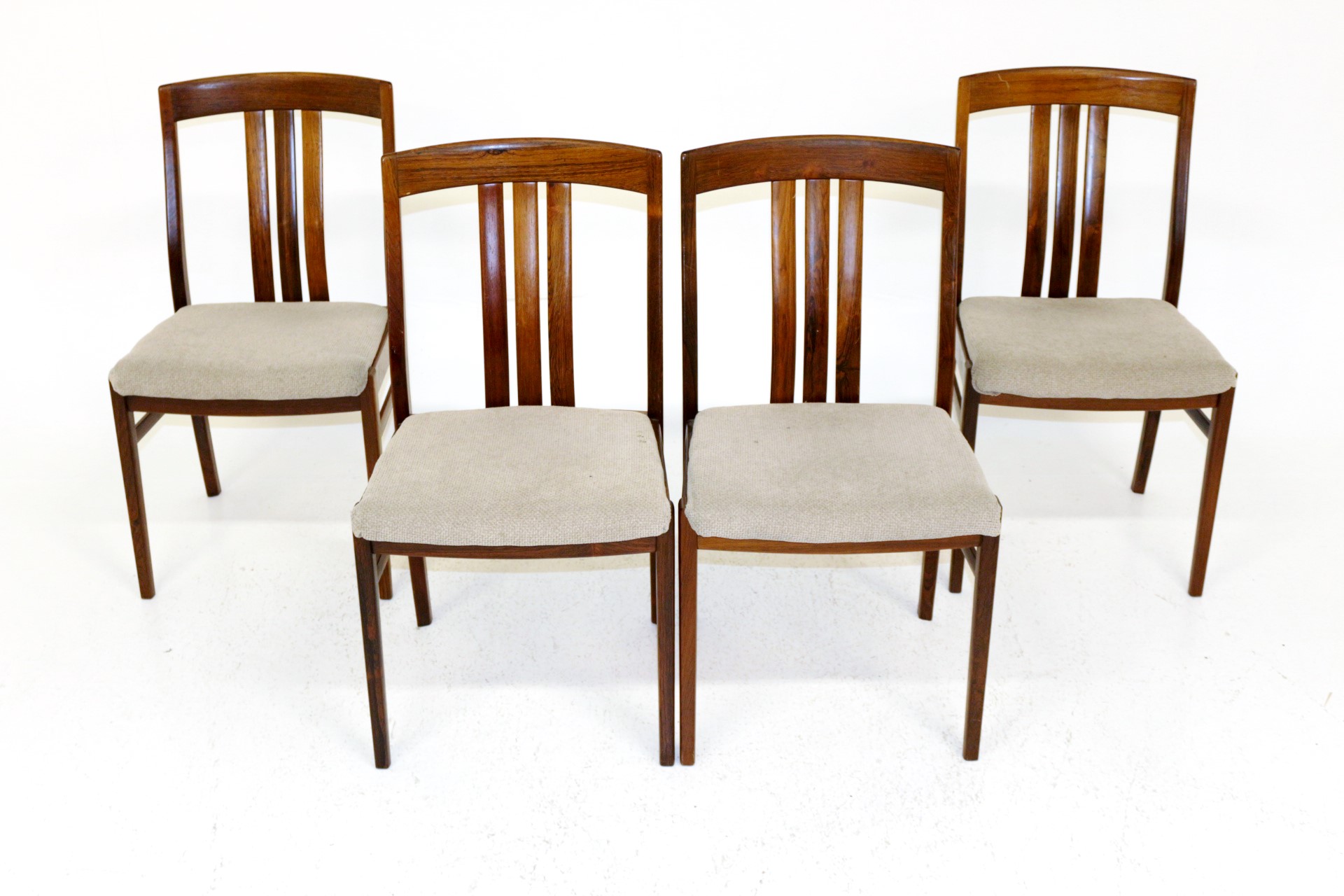 4 Chairs 1960s Swe. Rosewood | Barnebys
