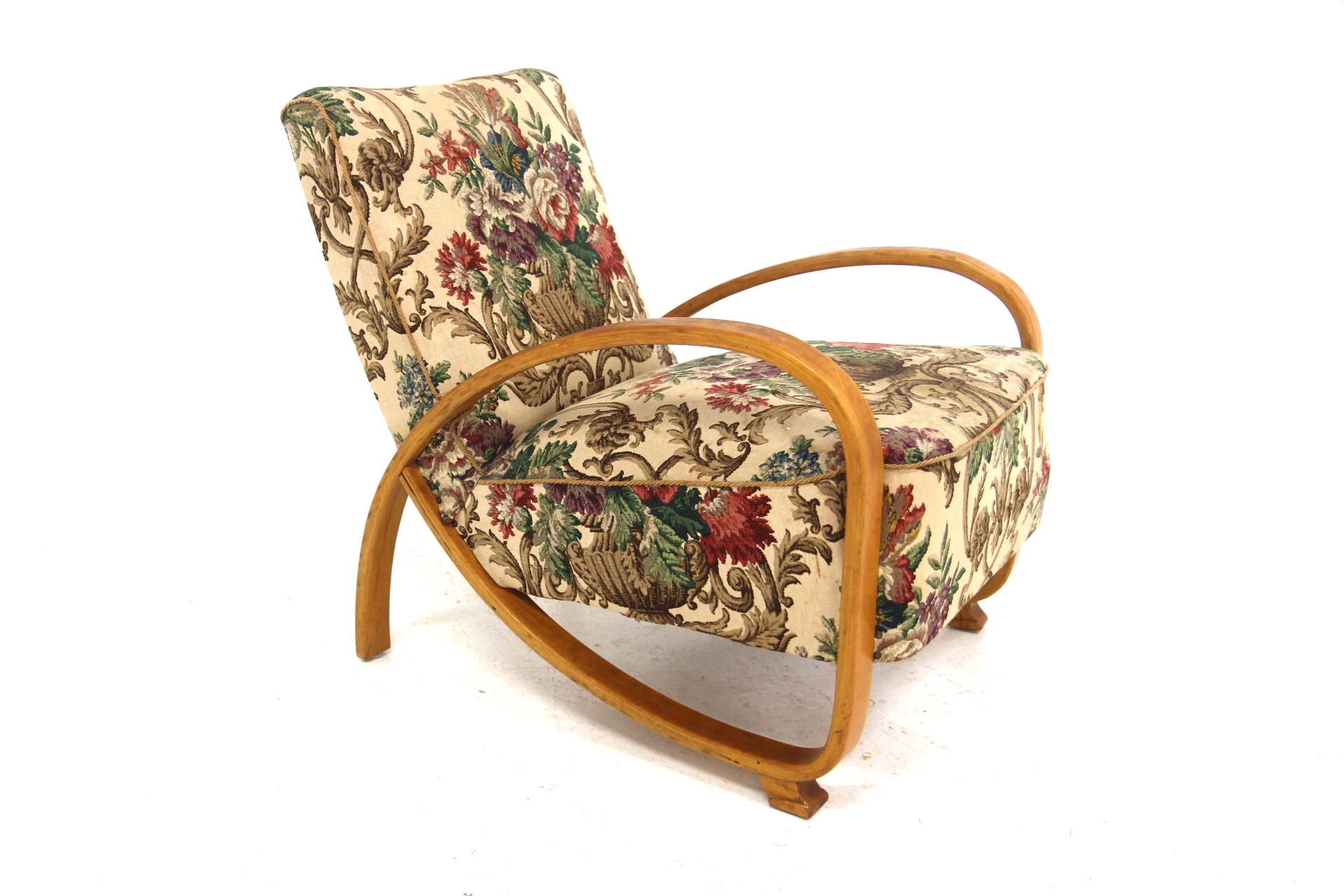 Lounge chair Swedish Modern 1940s Swe. Birch | Barnebys