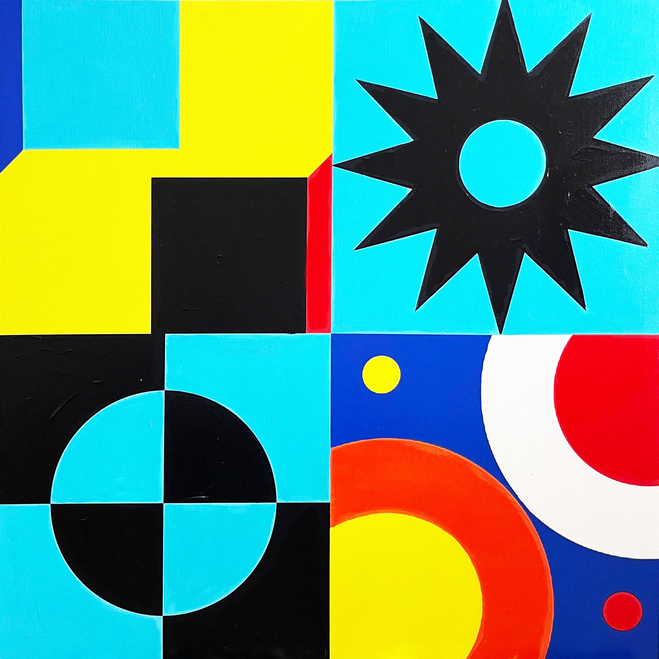 ABSTRACT GEOMETRIC #011 - Philippe Colpaert (Le Closier) | Barnebys