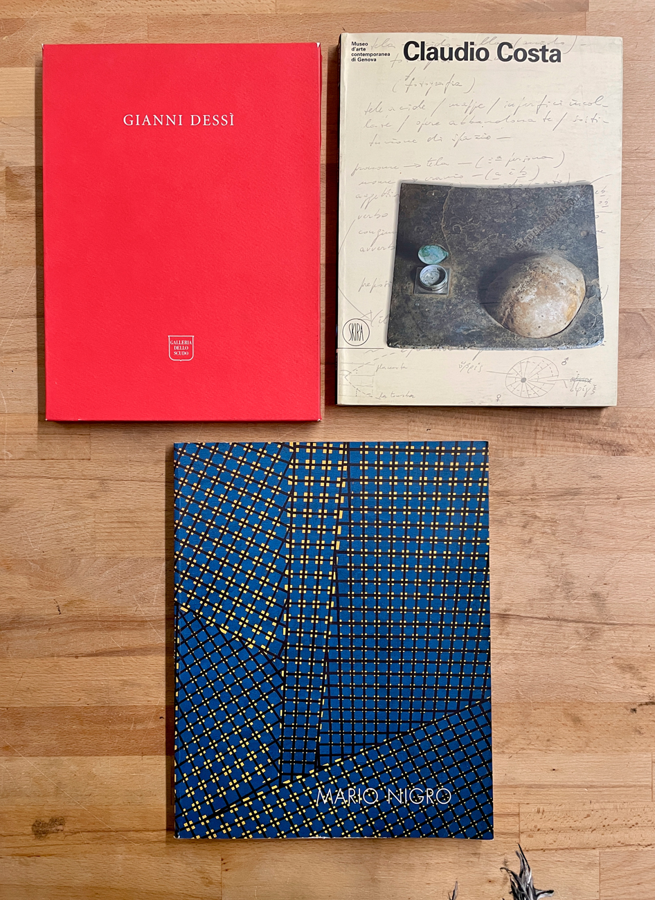 MARIO NIGRO, GIANNI DESSÌ E CLAUDIO COSTA - Lotto unico di 3 cataloghi ...