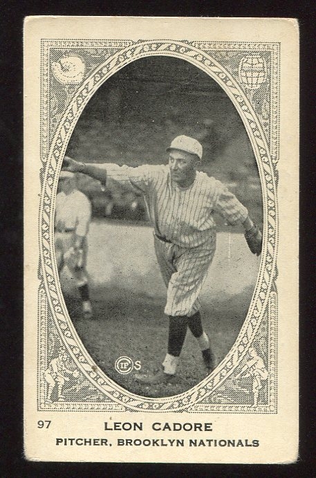 1922 Neilson's V61 Type 1 #97 Leon Cadore Brooklyn | Barnebys