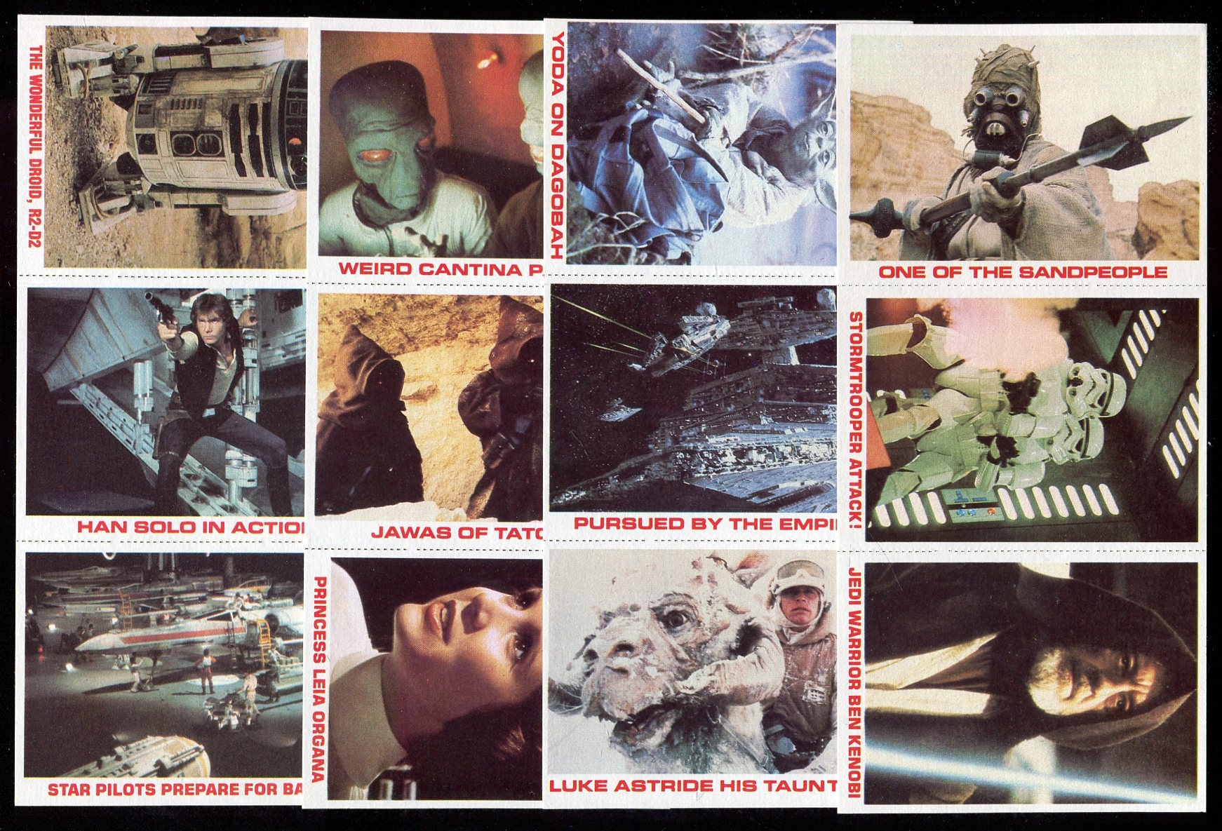 1980 Star Wars Burger King Panel Complete Set | Barnebys