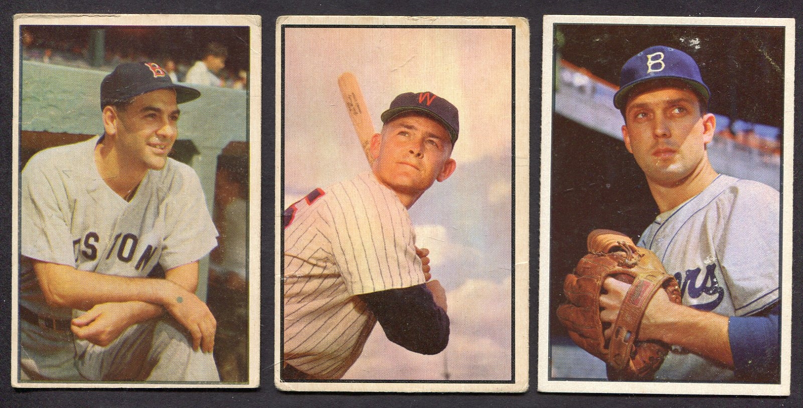 1953 Bowman Color 3 Different | Barnebys
