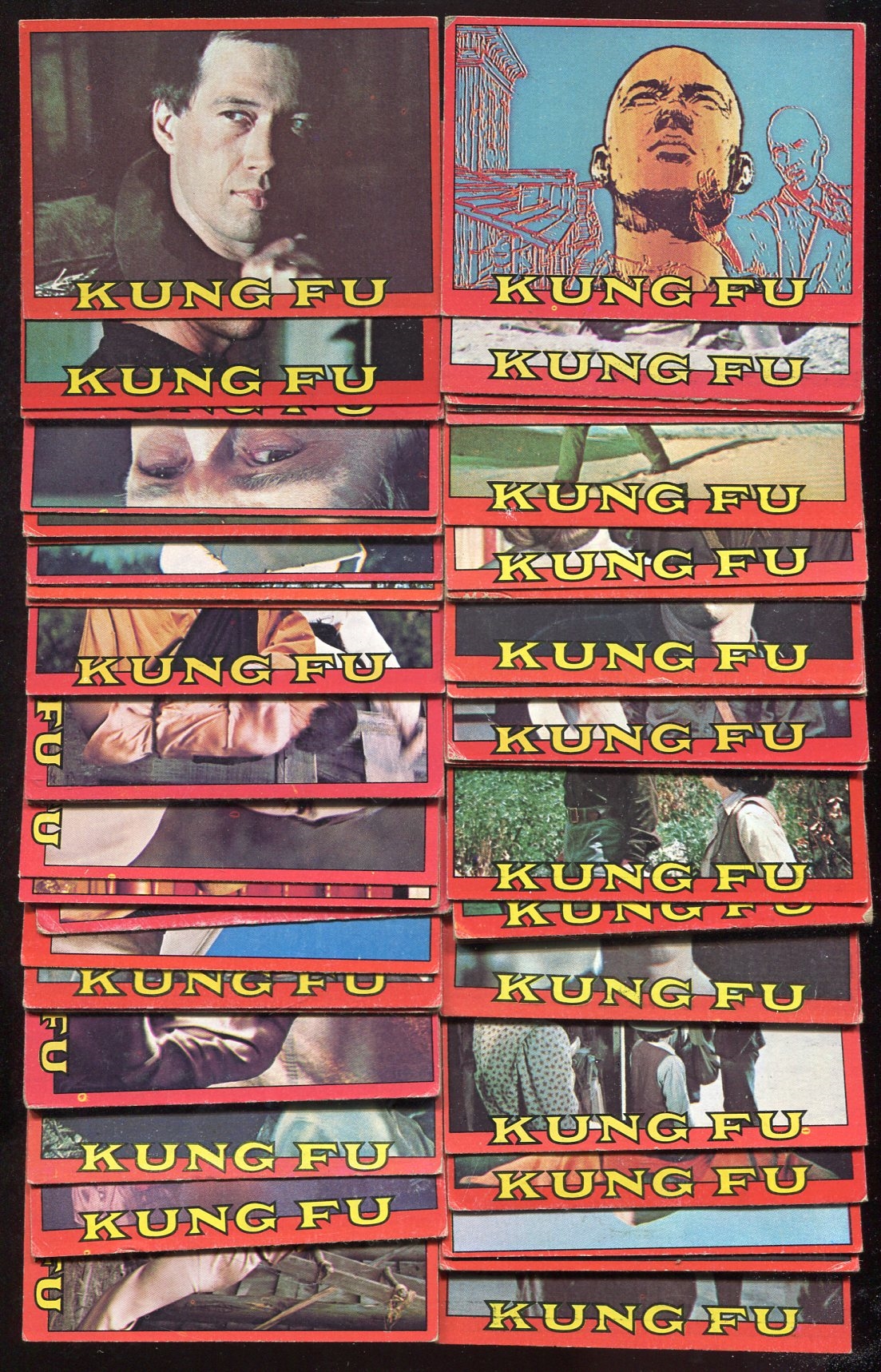 1973 Topps Kung Fu Complete Set w/Wrapper | Barnebys