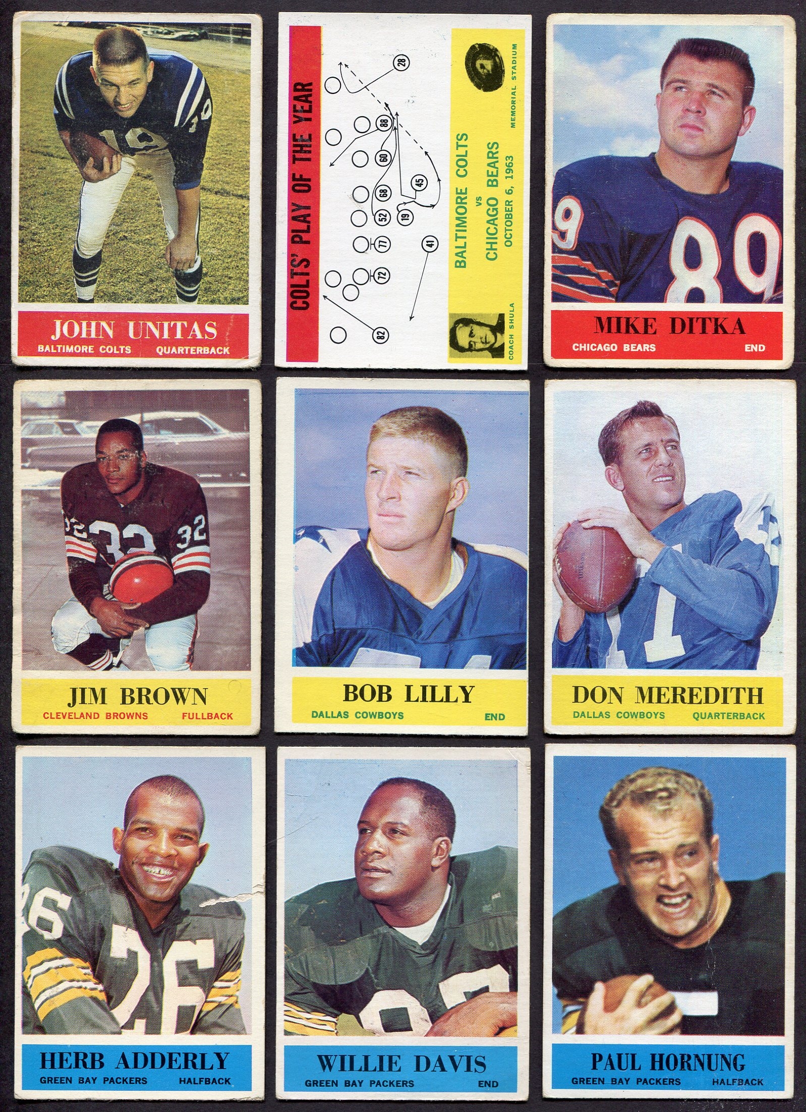 1964 Philadelphia Football Complete Set | Barnebys