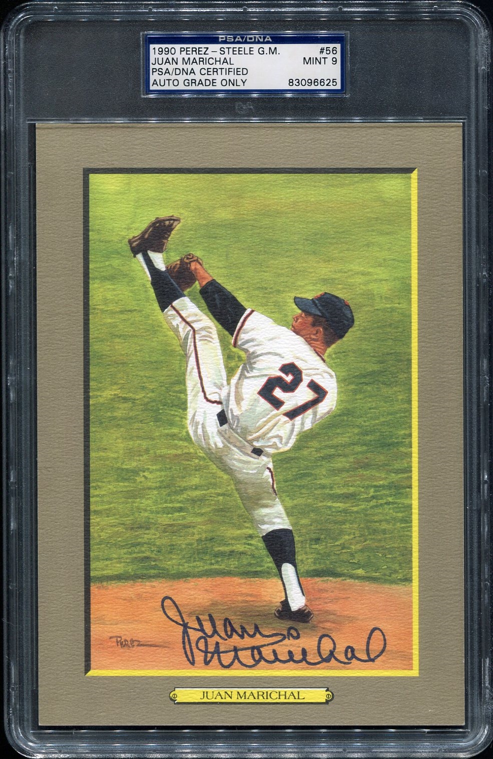 1990 Perez-Steele Juan Marichal Autographed PSA/DNA 9 | Barnebys