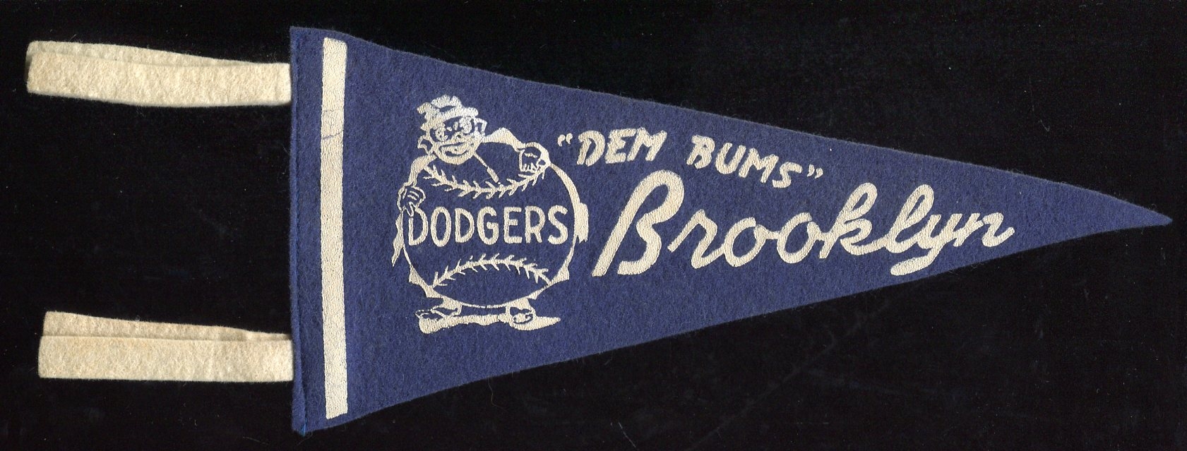Brooklyn Dodgers "Dem Bums" Mini-Pennant | Barnebys