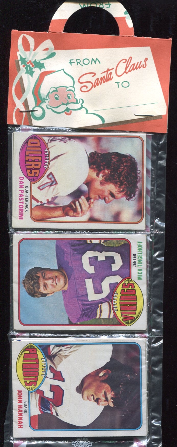 1976 Topps Football Christmas Rack Pack | Barnebys