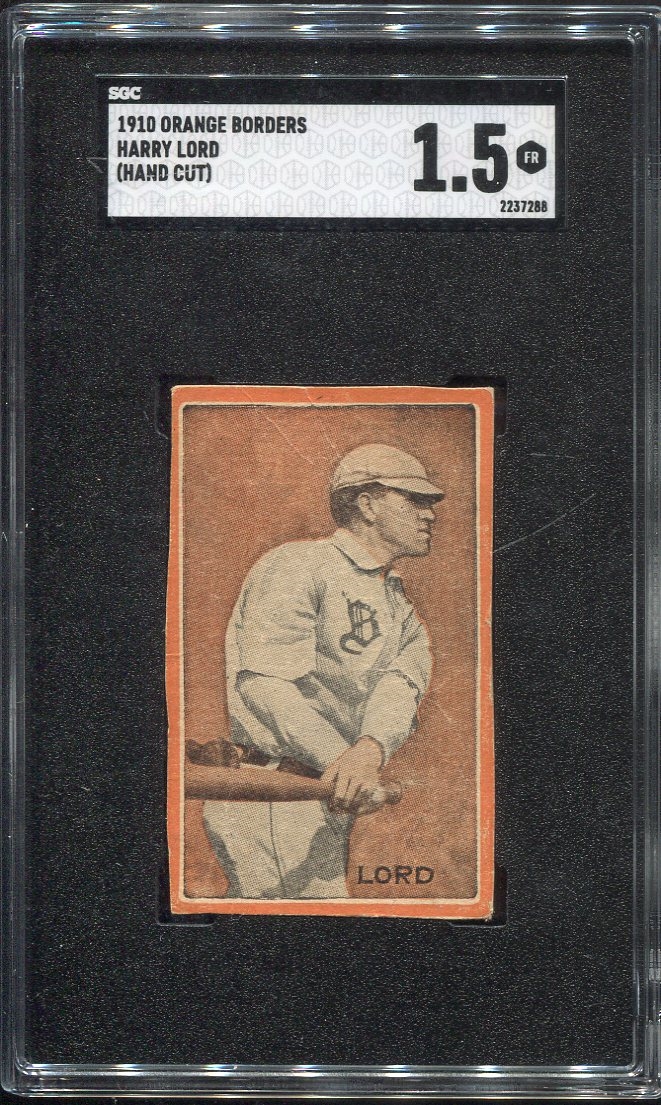 1910 Orange Borders Harry Lord SGC 1.5 ONLY ONE GRADED | Barnebys