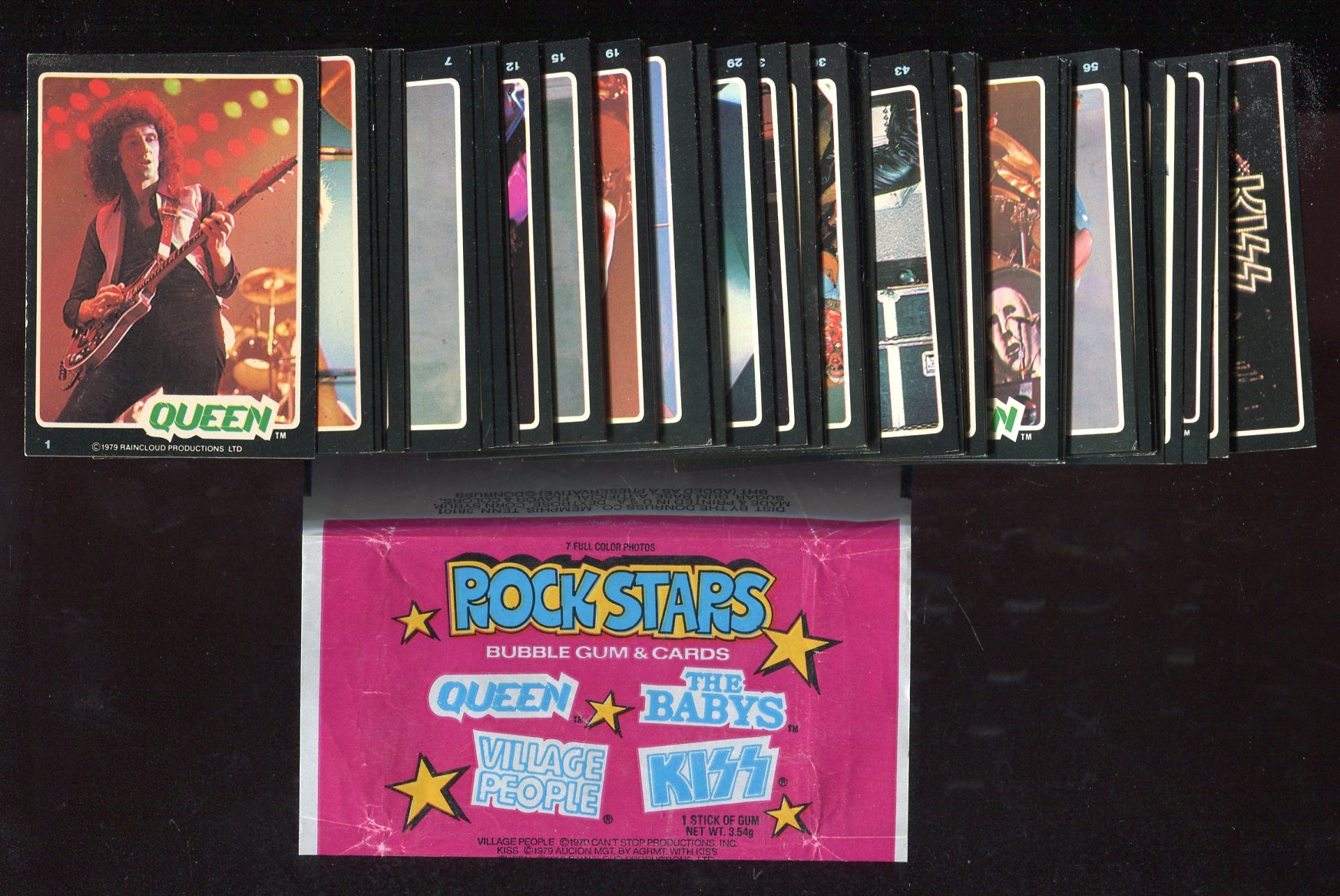 1979 Donruss Rock Stars Complete Set & Wrapper | Barnebys