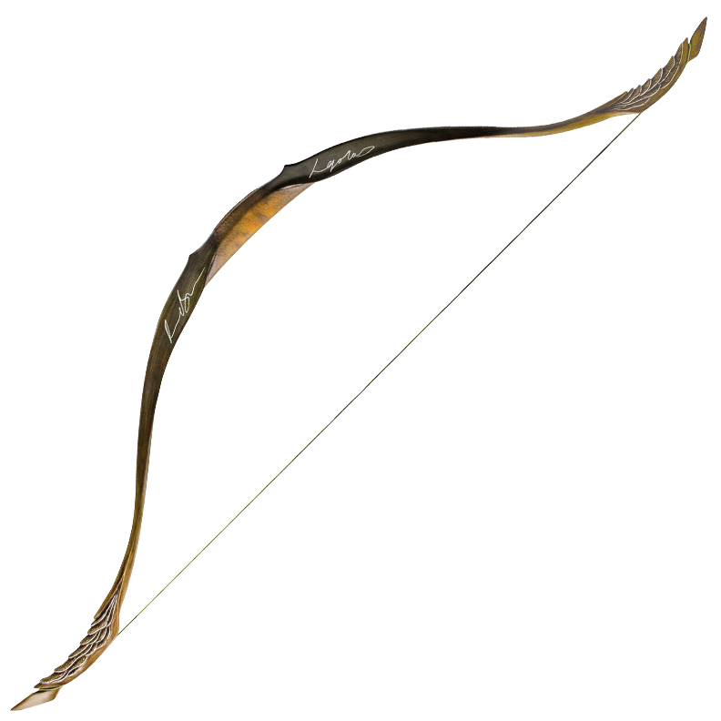 Orlando Bloom Autographed The Hobbit: Short Bow Of Legolas Greenleaf ...