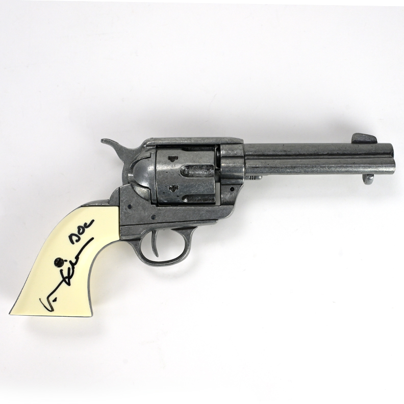 Val Kilmer Autographed Tombstone Doc Holliday Quick Draw Pistol ...