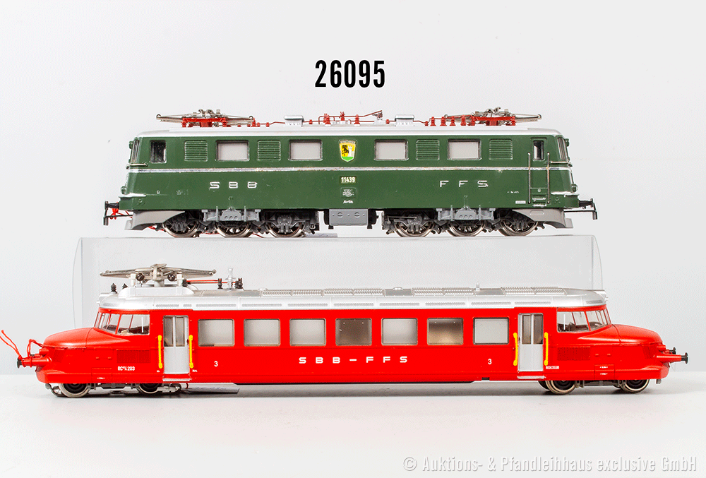 Märklin H0 E-Lok, SBB, BN 11439, E-Triebwagen, SBB, BN 203, Z 1-3 | Barnebys
