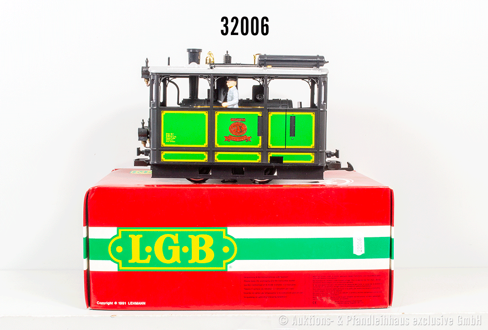 LGB Spur 2m 2150 Kastendampflok "Elias", BN 13, Z 1-2, OVP | Barnebys