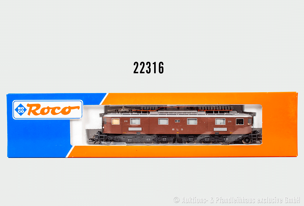 Roco H0 43952 E-Lok, BLS, BN 208, DSS, Z 1, OVP | Barnebys