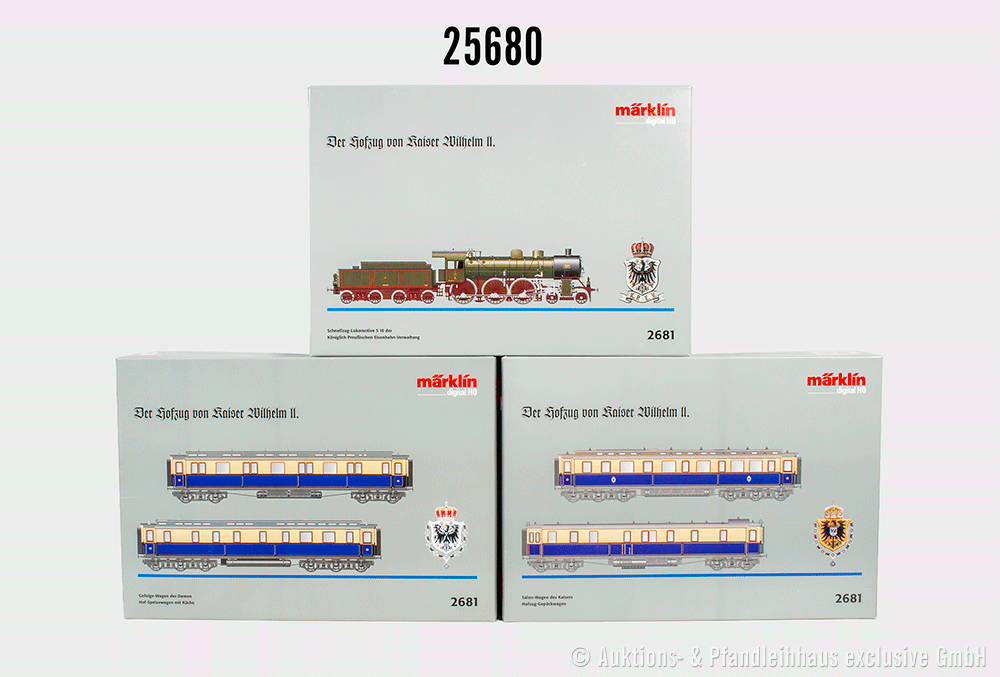 Märklin Digital H0 2681 "Hofzug von Kaiser Wilhelm II", Dampflok | Barnebys