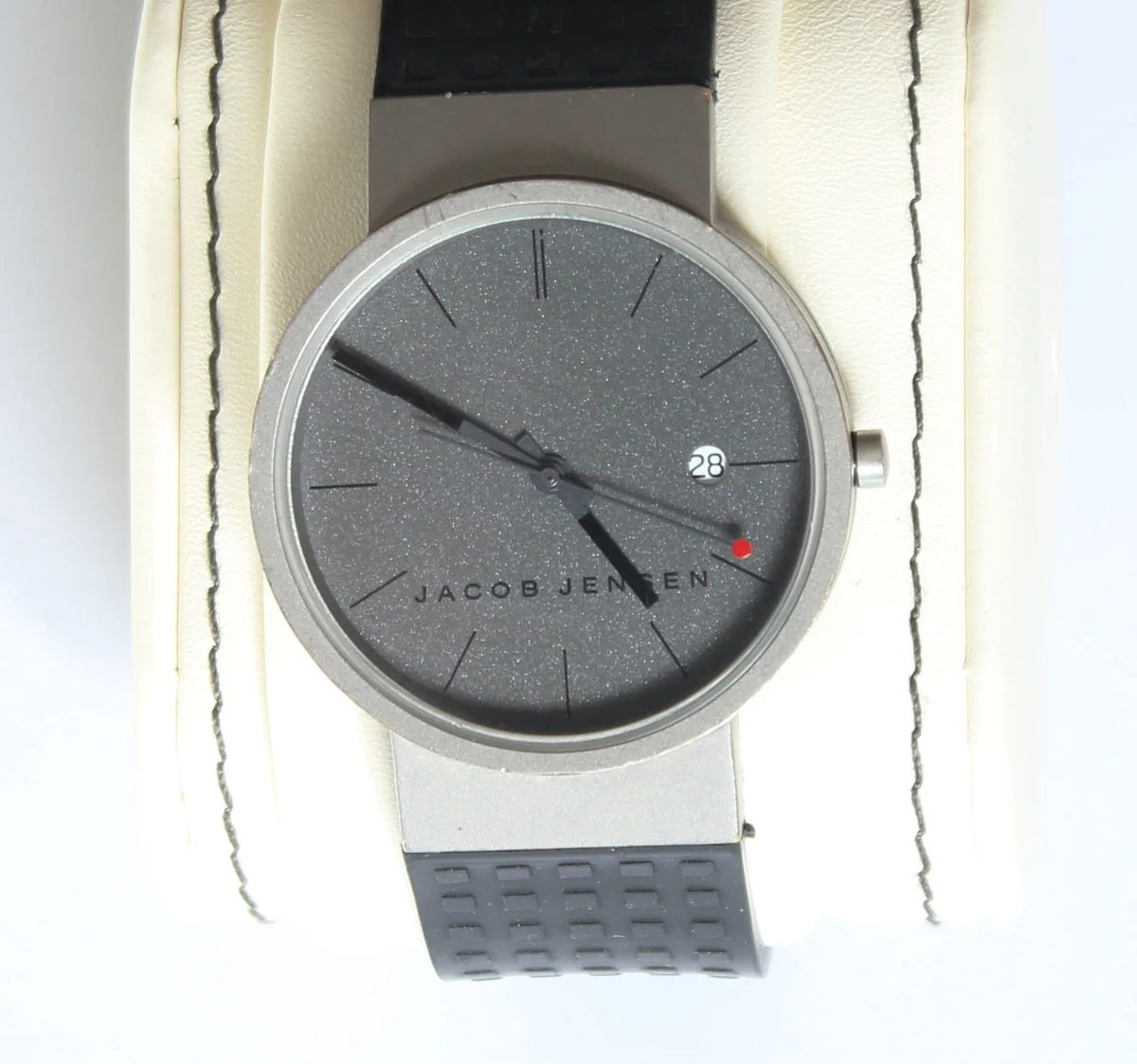 Jacob Jensen / Max René quartz watch, 36mm, 1990s | Barnebys