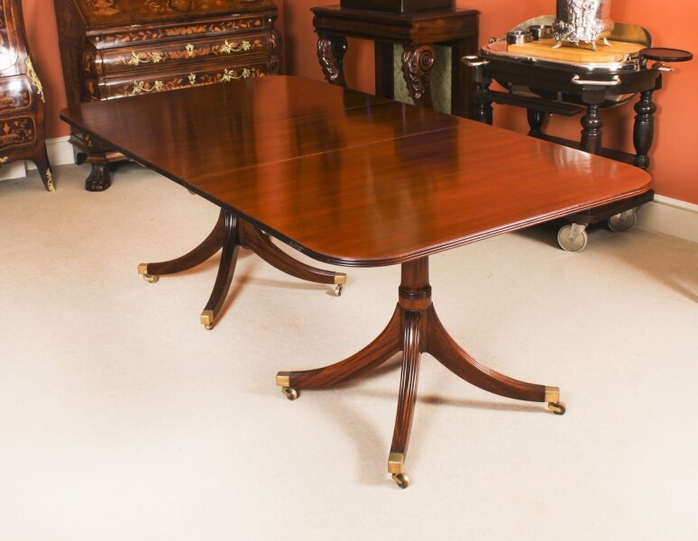 Vintage 7ft Regency Revival Dining Table William Tillman Circa 1975 ...