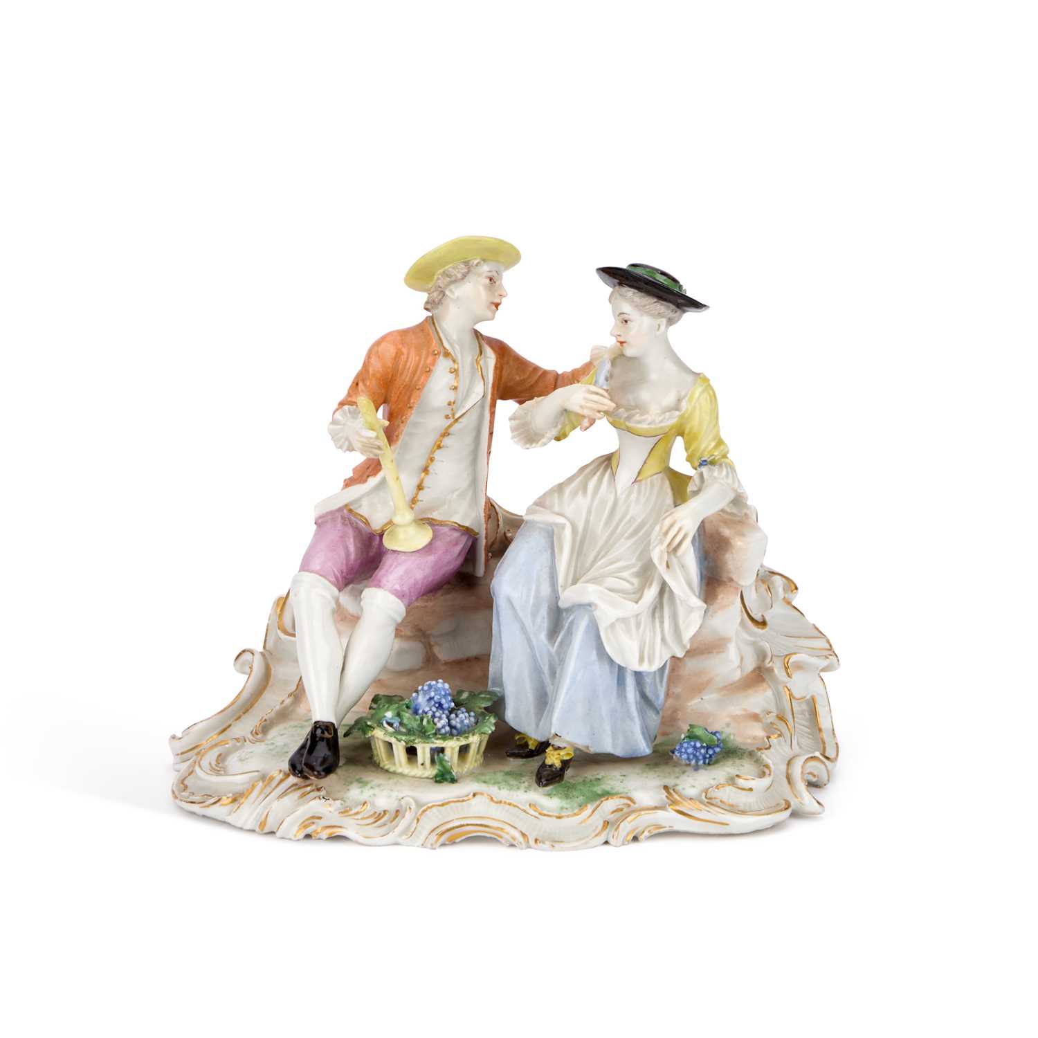 A LUDWIGSBURG PORCELAIN FIGURE GROUP CIRCA 1770 | Barnebys