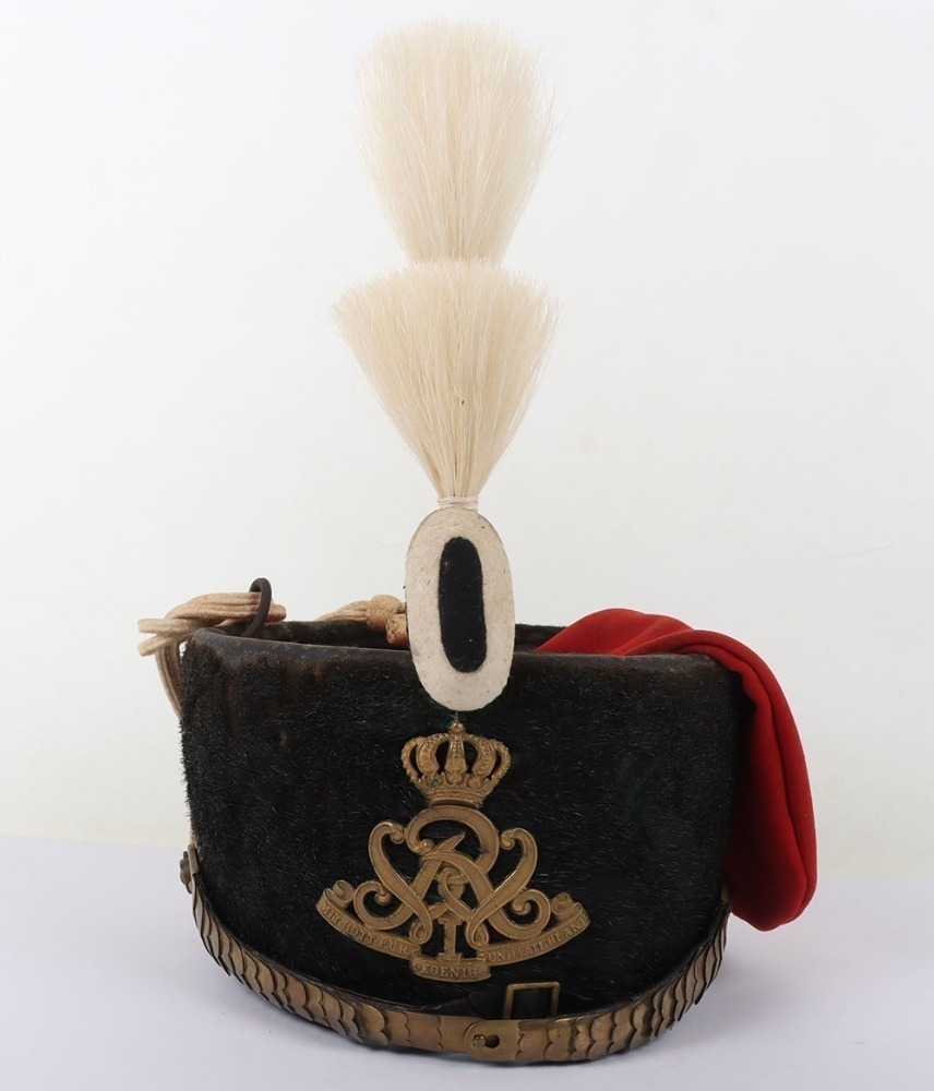 Imperial German Enlisted Ranks Hussars Busby for Hussaren Regiment ...