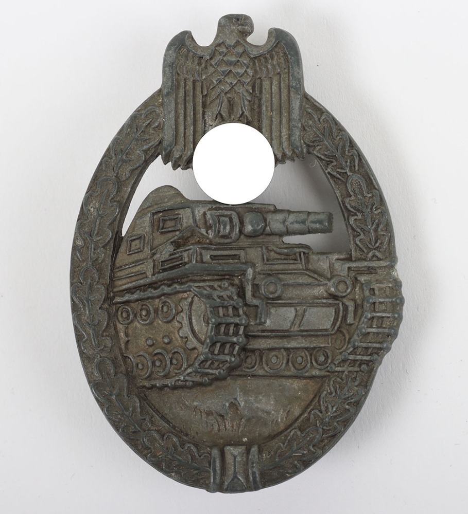 WW2 German Army / Waffen-SS Panzer Assault Badge in Bronze by Unknown ...