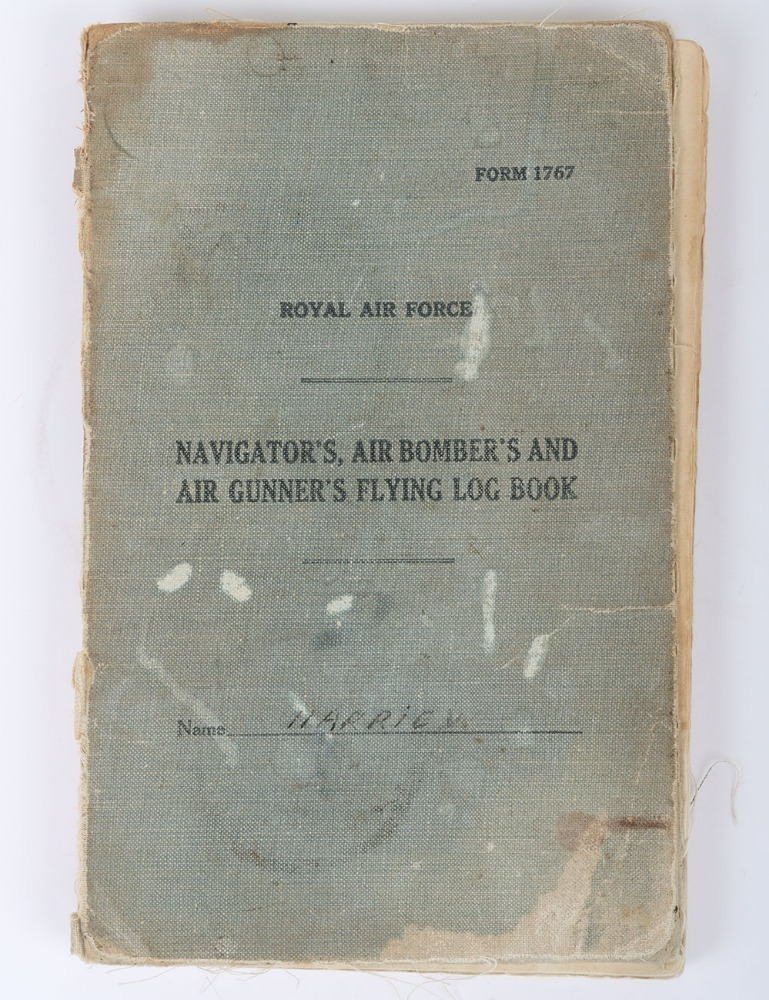 WW2 RAF Logbook 148 (Special Duties) Squadron, W/OP with 47 Operations ...