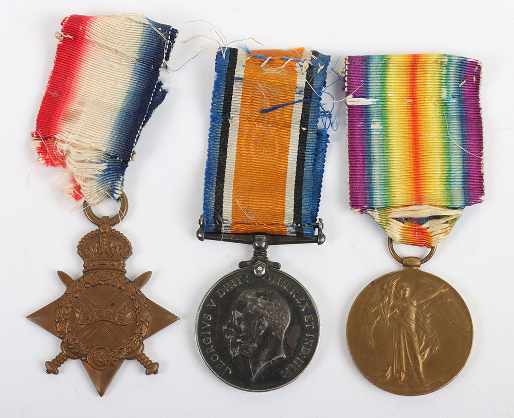 Great War 1914-15 Star Medal Trio to the East Kent Regiment | Barnebys