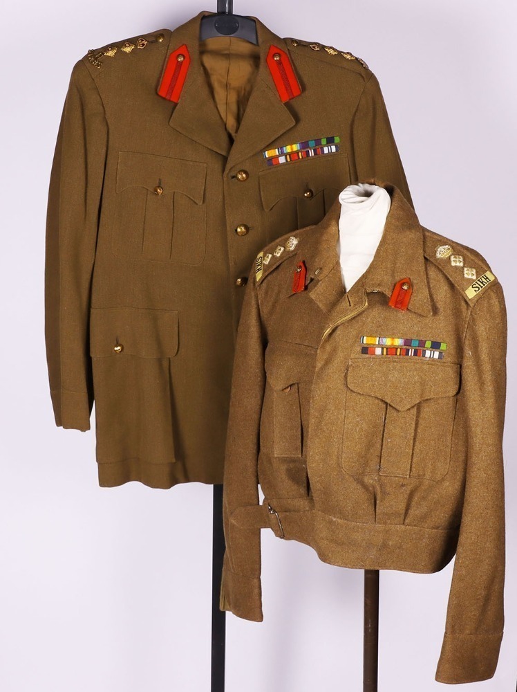 WW2 Uniform Grouping to An Indian Army 11th Sikhs Regiment Colonel ...