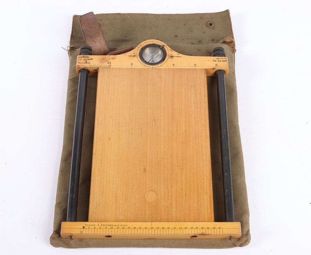 WW1 Period RFC Map / Observation Chart Leg Board | Barnebys