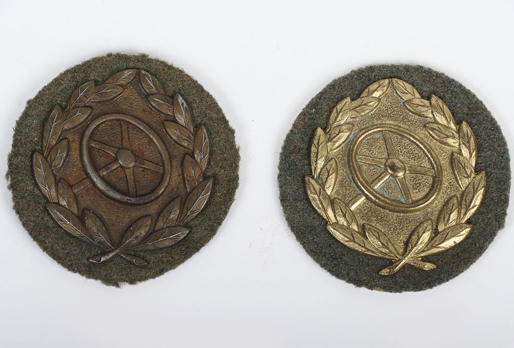 2x WW2 German Army / Waffen-SS Driver Badges | Barnebys