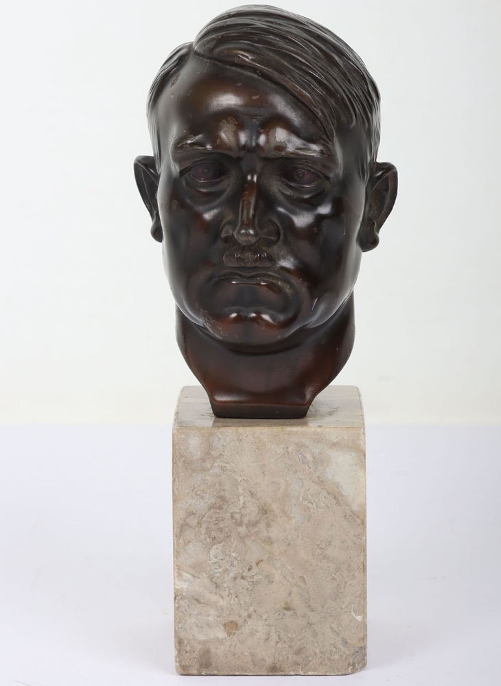 Third Reich NSDAP Small Sized Adolf Hitler Desk Statue by W. Zoll ...