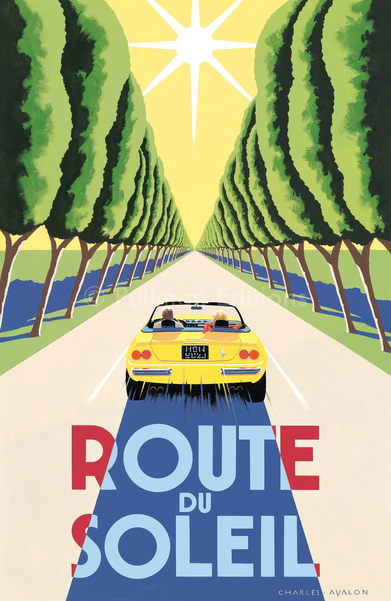 1974 Ferrari 365 GTS/4 - Route du Soleil Poster | Barnebys
