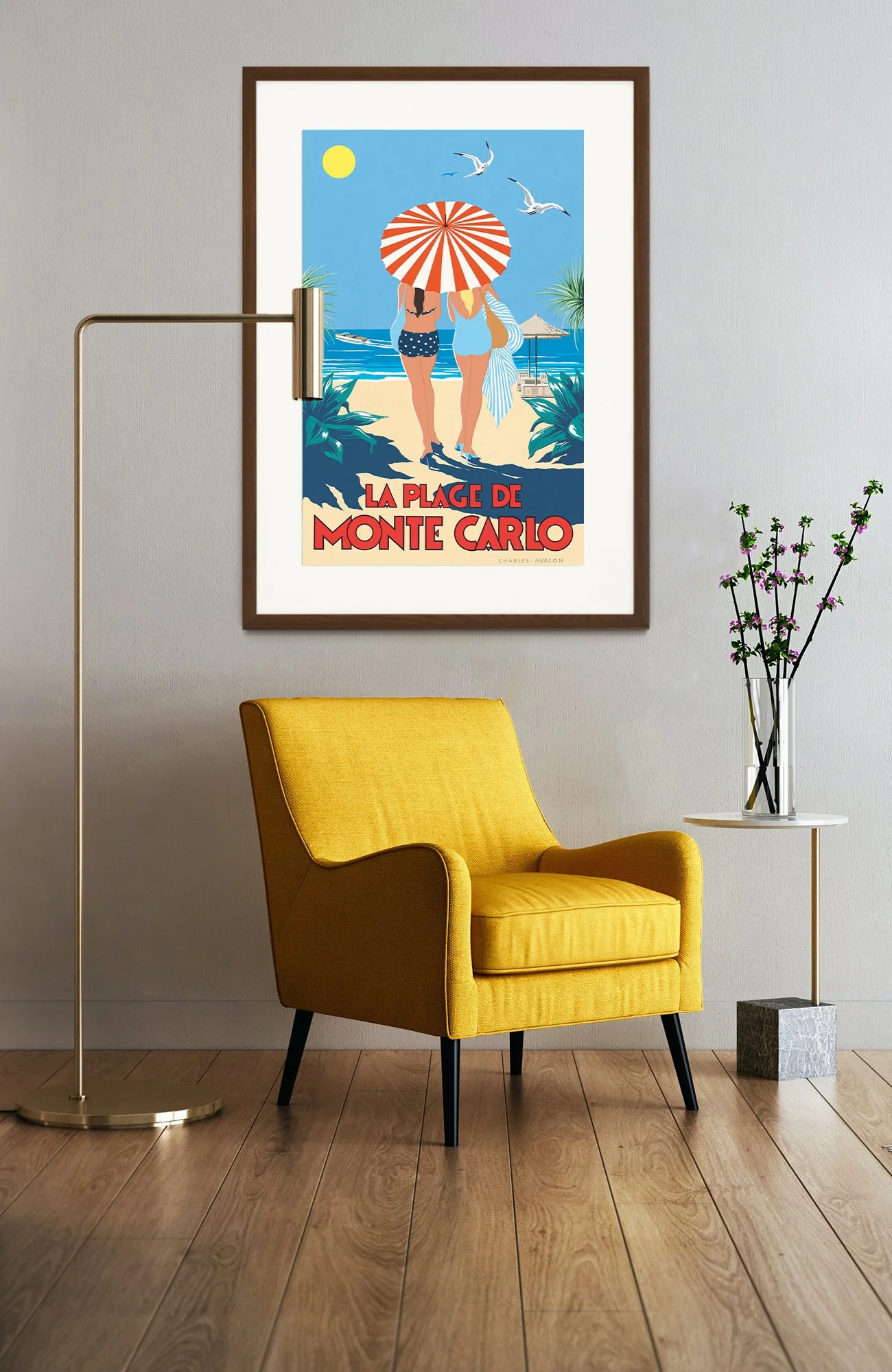 La Plage de Monte Carlo Poster | Barnebys