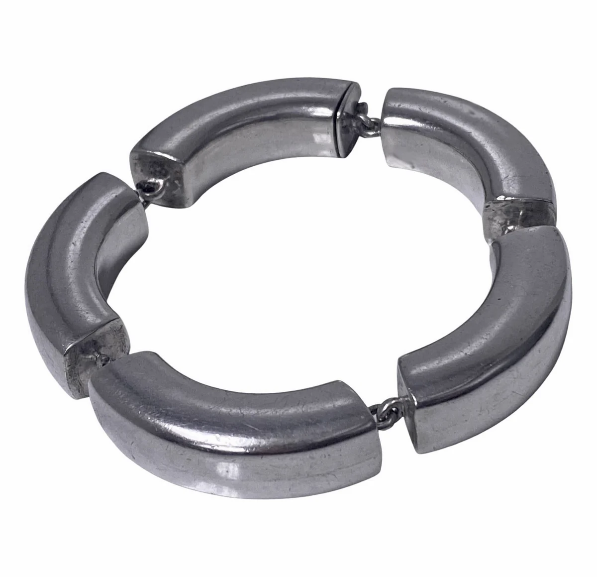 Large size Georg Jensen Sterling Bracelet by Astrid Fog No. 216, C ...