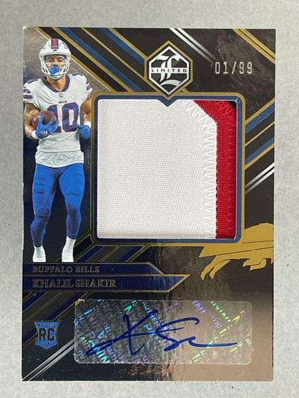 2022 Panini Limited RPA Jumbo Patch Auto Khalil Shakir 1/99 | Barnebys