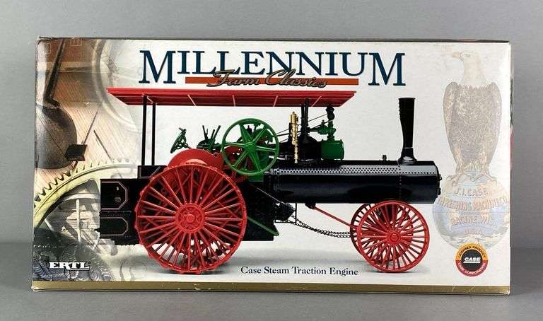 ERTL Millennium Farm Classics Case Steam Traction Engine | Barnebys