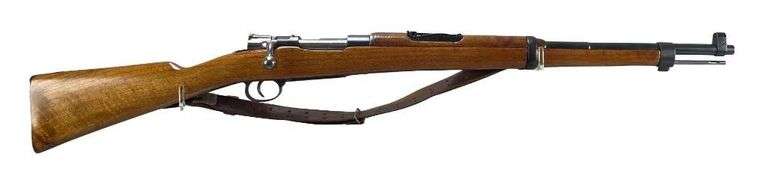 Mauser M1893 7mm Cal. Bolt Action Rifle with Bayonet | Barnebys