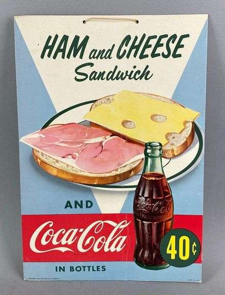 1952 Coca Cola Advertising Sign | Barnebys