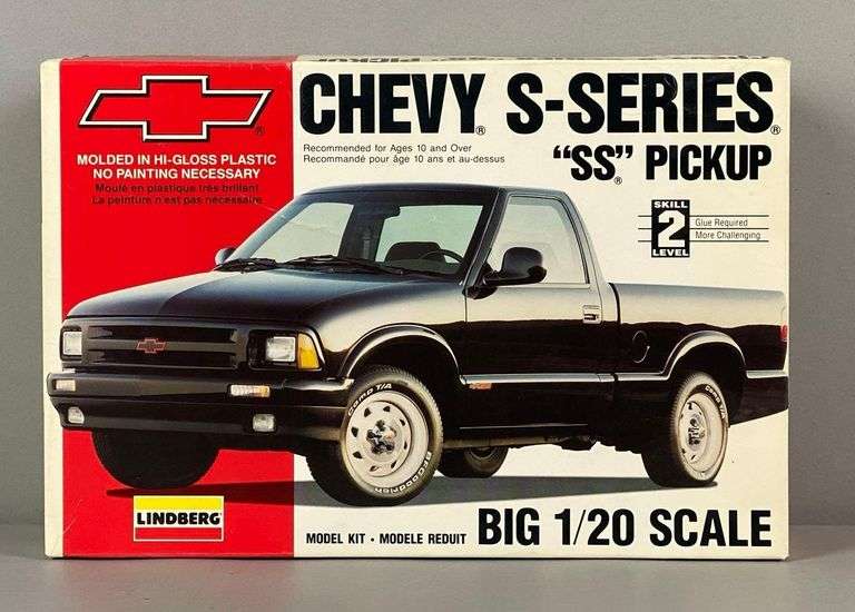 Lindberg Chevy S-Series SS Pickup Plastic Model Kit | Barnebys