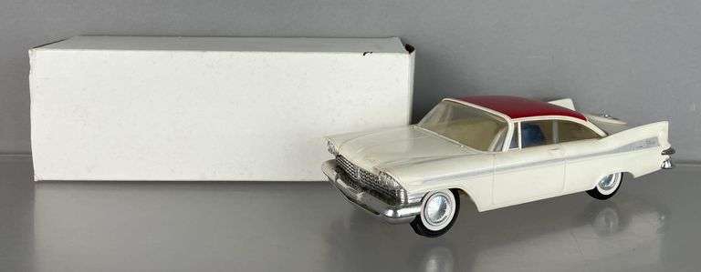 X-El Reissue 1959 Plymouth Fury White and Flame Red Dealership Promo ...